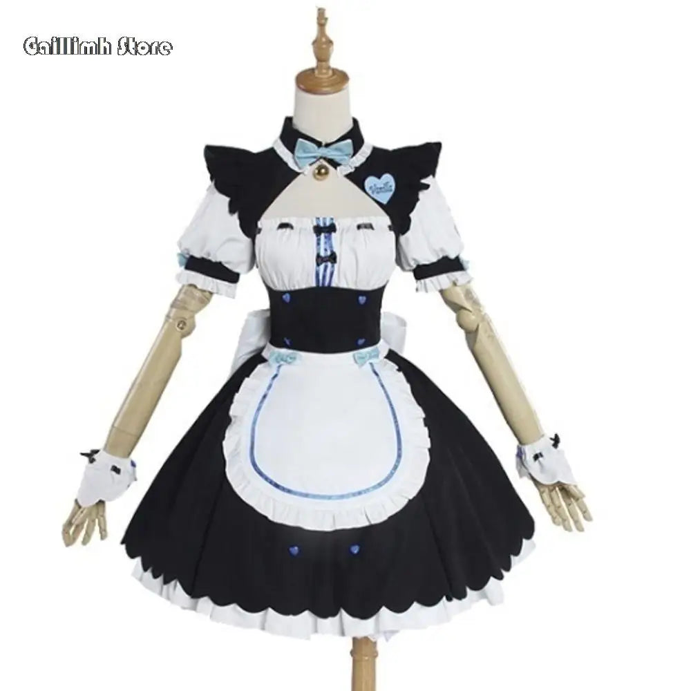 NEKOPARA Chocola Vanilla OVA Game Maid Vanilla Cosplay Costume Maid ...