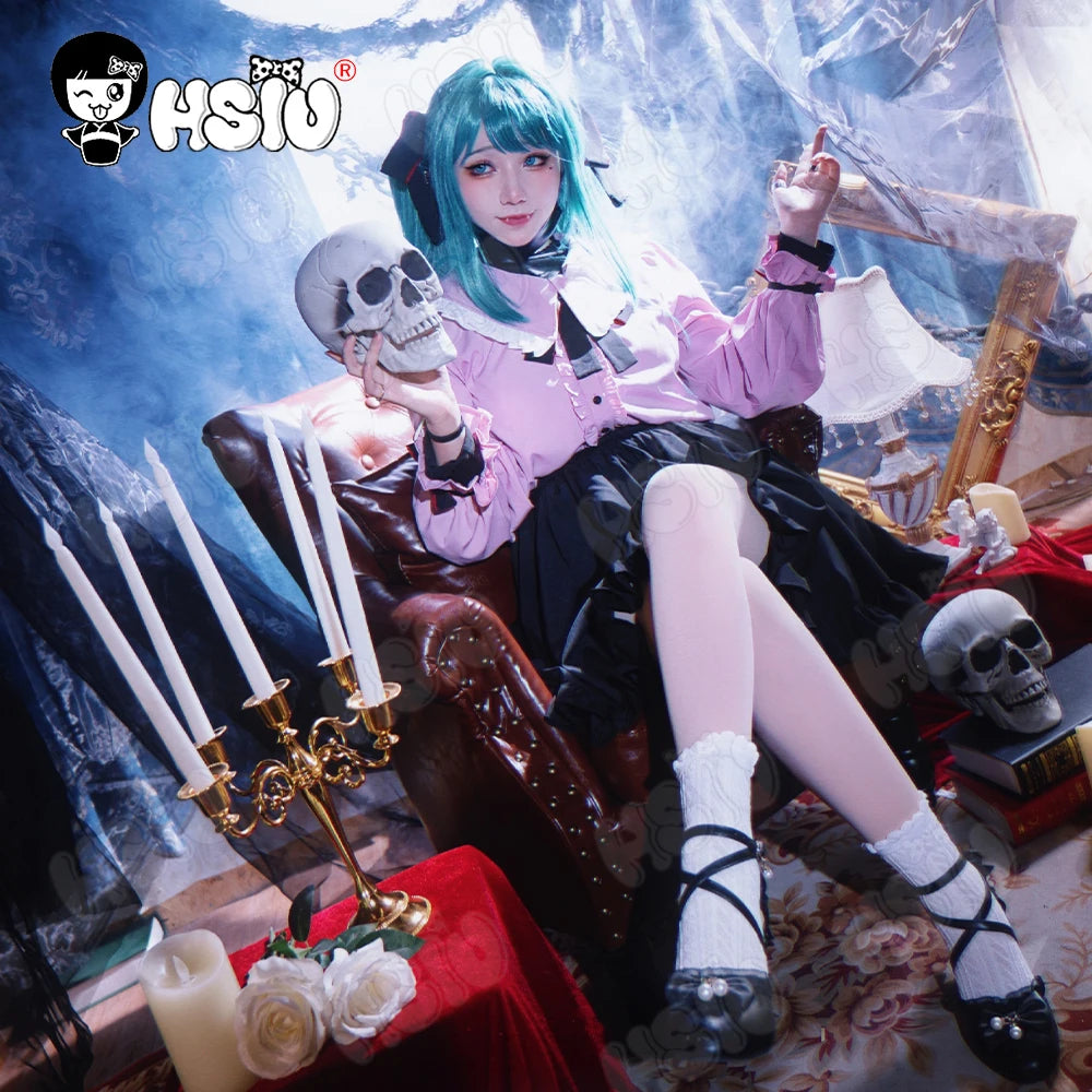 Vampire Miku Cosplay Costumes Wig Cute Vampire Costume HSIU 45CM Blue ...