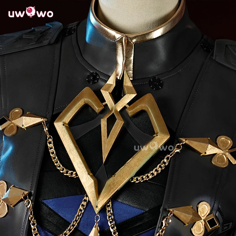 UWOWO Collab Series:Capitano Cosplay Game Genshin Impact Fatui ...
