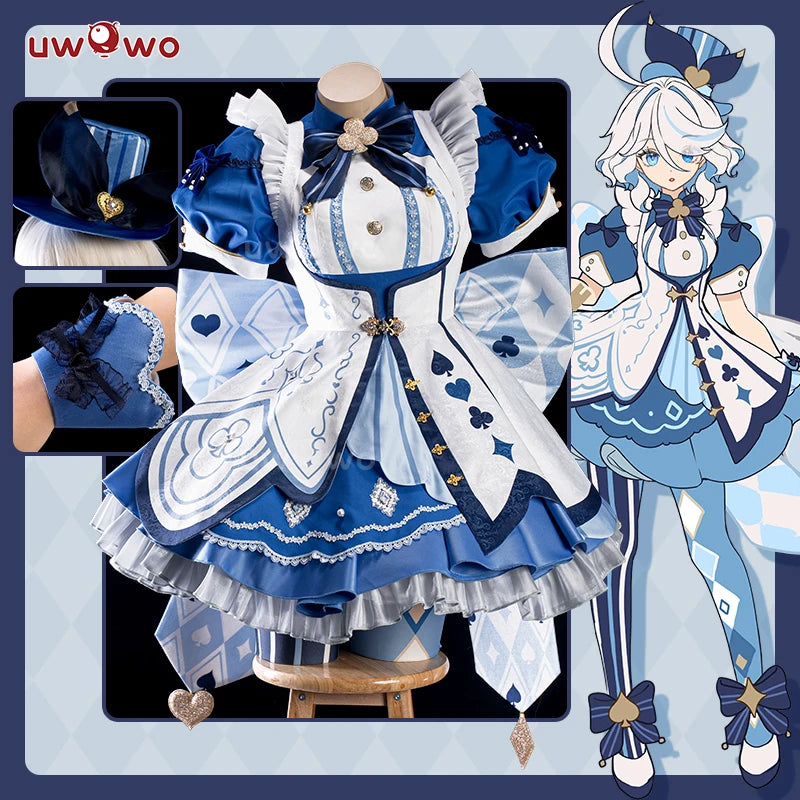 IN STOCK UWOWO Furina Cosplay Game Genshin Impact Fanart Furina ...